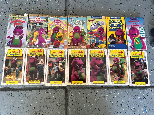 BARNEY & FRIENDS VHS Lot Time Life Video + Classic Collection £133.81 ...