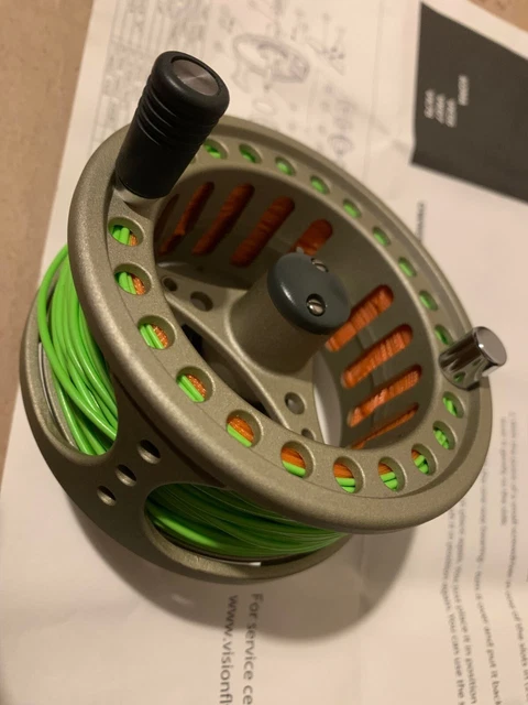 VISION KOMA FLY Reel House of Hardy Line AIRFLO Backing (Reel NEW/Line ...