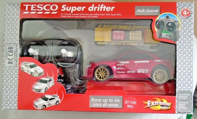 TESCO SUPER DRIFTER Remote Controlled Car Subaru Brand New in Sealed ...