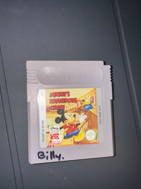 GAME BOY NINTENDO Mickey's Dangerous Chase -Mickey Mouse-Disney Japan ...