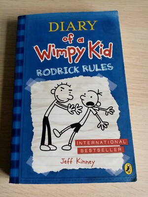 DIARY OF A Wimpy Kid RODERICK RULES Book 2 2008 Paperback JEFF KINNEY £ ...