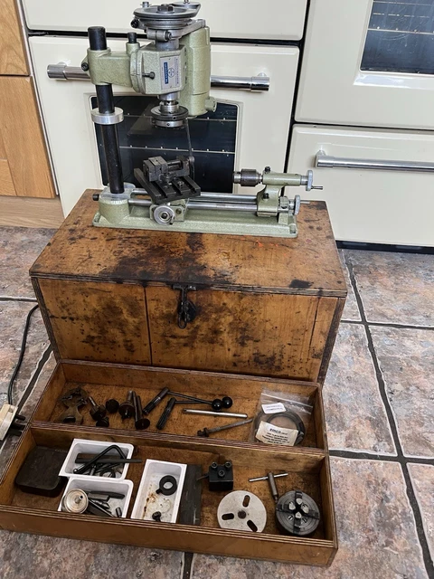 ELLIOTT MACHINE UNIMAT - SL Watchmakers/ Modelmakers Lathe Milling ...