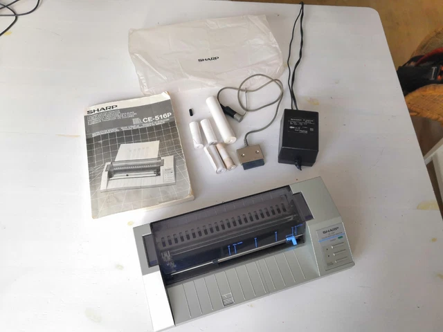 VINTAGE SHARP CE 516P Colorplotter Printer, Drucker für PC und Pocket ...