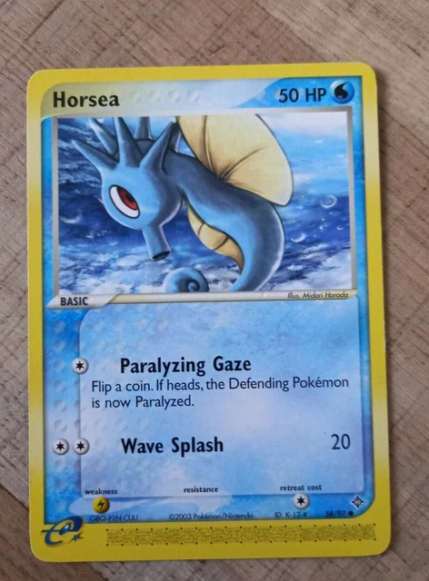 HORSEA 58/97 COMMON | EX Dragon | Pokemon Card $1.50 - PicClick AU