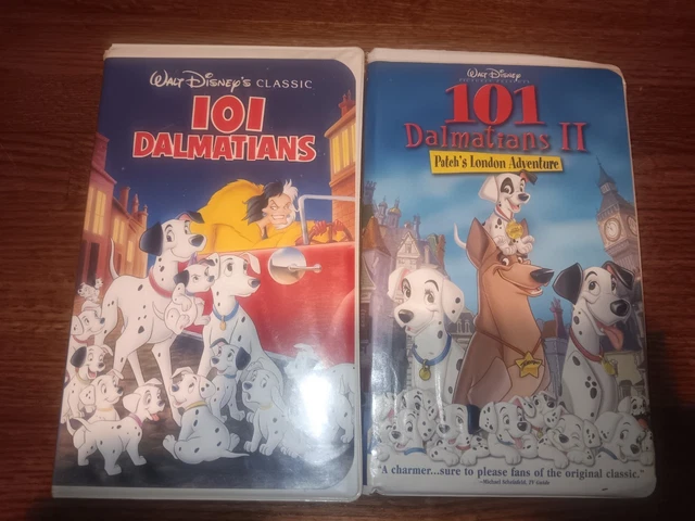 101 DALMATIANS (VHS, 1992) & 101 Dalmations II Patch's London Adventure ...