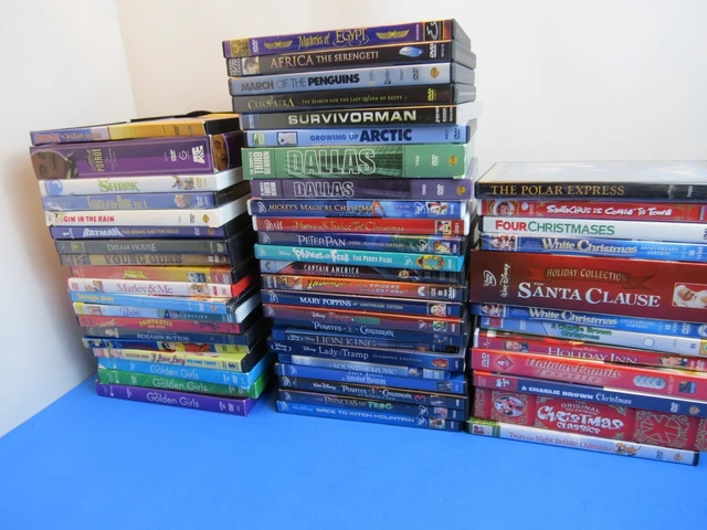 HUGE DVD LOT with Cases 50+ Movies Christmas Disney $34.24 - PicClick CA