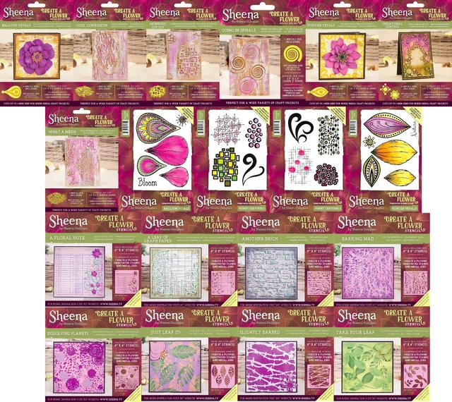 CRAFTERS COMPANION SHEENA Douglass - Create A Flower - Stamps, Stencils ...