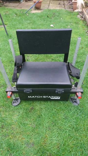 MATCH STATION GTI sport Seat Box Ext Legs - inc tackle £44.99 - PicClick UK