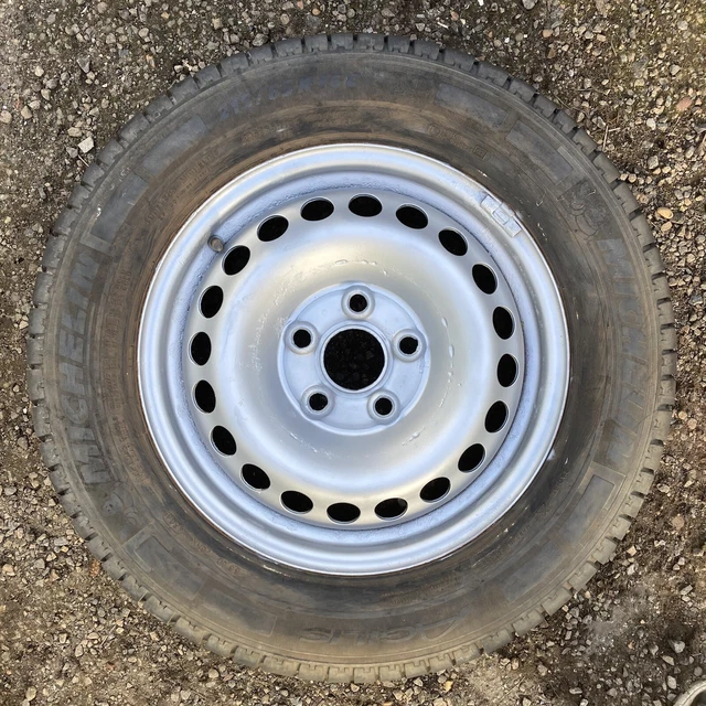 VW TRANSPORTER T5 T6 5x120 Steel Wheel & 7mm Michelin Agilis 215/65/16C ...
