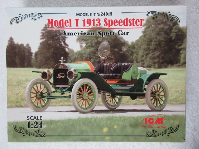 ICM FORD MODEL T 1913 Speedster 1:24 Scale Kit £20.00 - PicClick UK