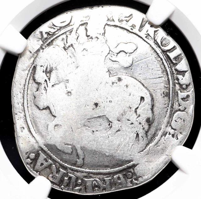 ENGLAND. CHARLES I, 1625-1642. Hammered Silver Halfcrown, S-2779, NGC F ...