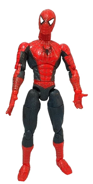 SPIDER-MAN 2 POSEABLE Articulated Figure 2003 Tobey Maguire marvel ...