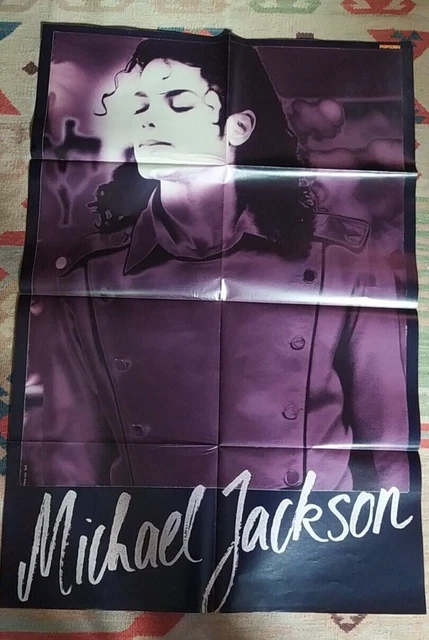 MICHAEL JACKSON POSTER from german popcorn magazine 1992 EUR 1.278,81 ...