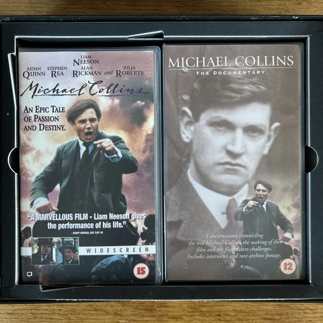 MICHAEL COLLINS VHS Box Set 1996 c/w Movie VHS Documentary + Box ...