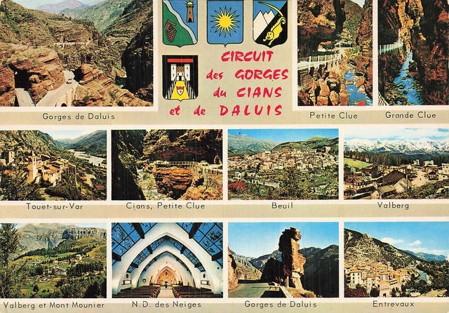 6 GORGES DU Cians Circuit Des Gorges Du Cians Et De Daluis EUR 5,90 ...