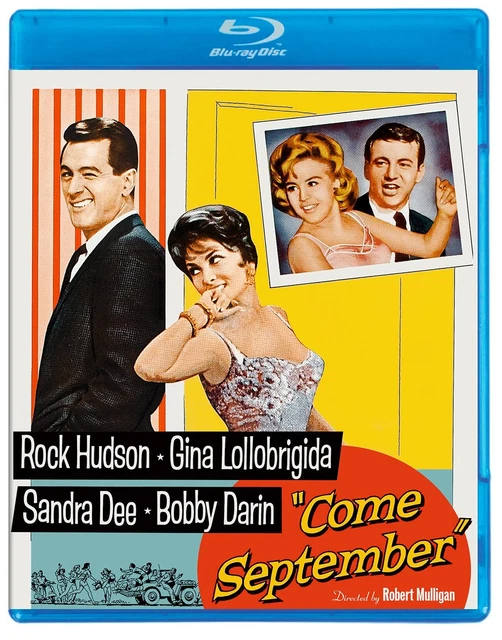 COME SEPTEMBER (BLU-RAY) Rock Hudson Gina Lollobrigida Sandra Dee Bobby ...