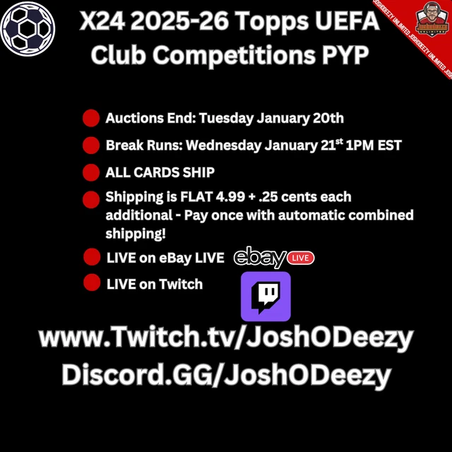 RONALD ARAUJO 2025-26 Topps UEFA Club Soccer Player Break 24 Box 2 Case ...