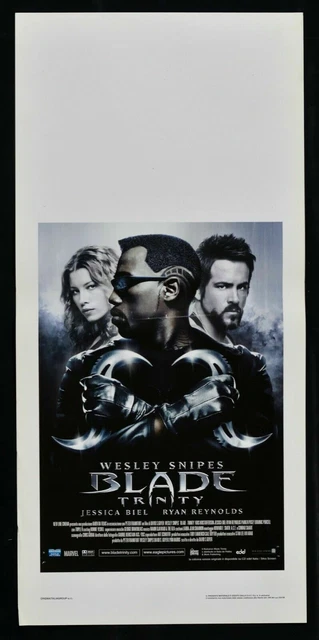 AFFICHE BLADE TRINITY Wesley Snipes Marvel Comics Superhero Vampire N71 ...