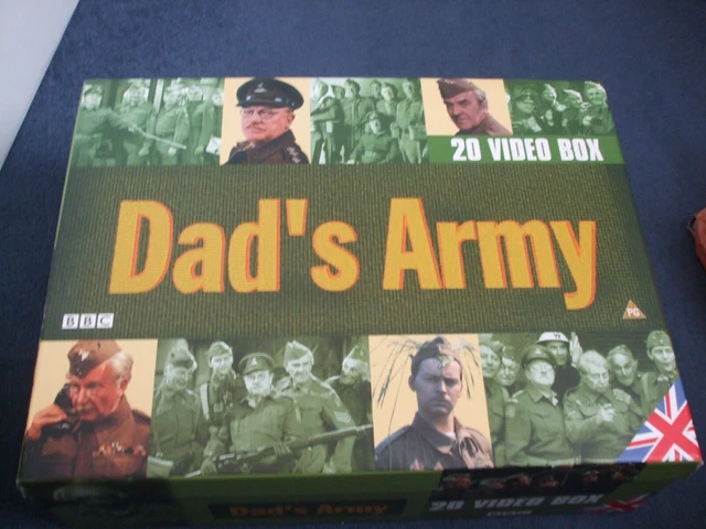 DADS ARMY BOX set of 20 VHS tapes. 8 still sealed. Complete with outer ...