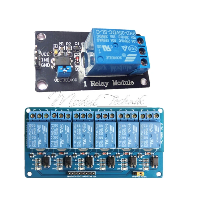 1/6 CHANNEL 5V Relay Board Module LED Optocoupler for Arduino PiC ARM ...