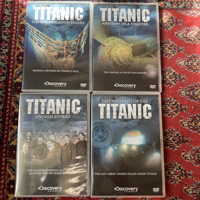 RARE TITANIC 4 Disc Dvd Documentary Box Set Four Disc 2011 EUR 29,55 ...