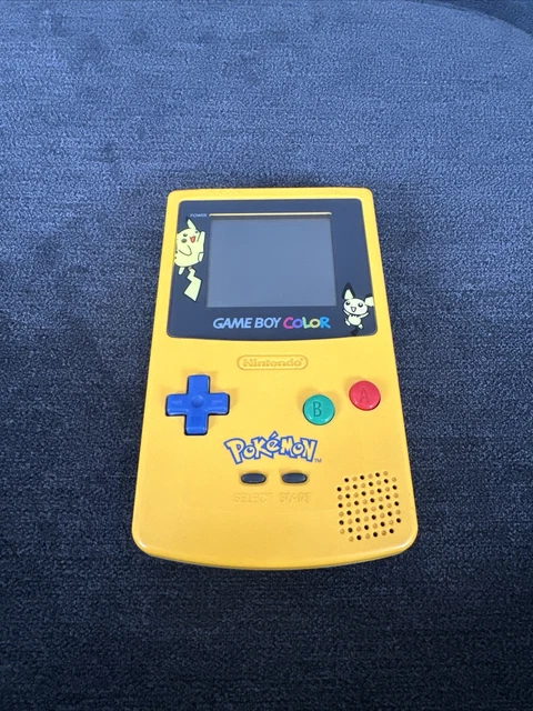 NINTENDO GAME BOY Color GBC Pokemon Pikachu Edition Blau Gelb ...