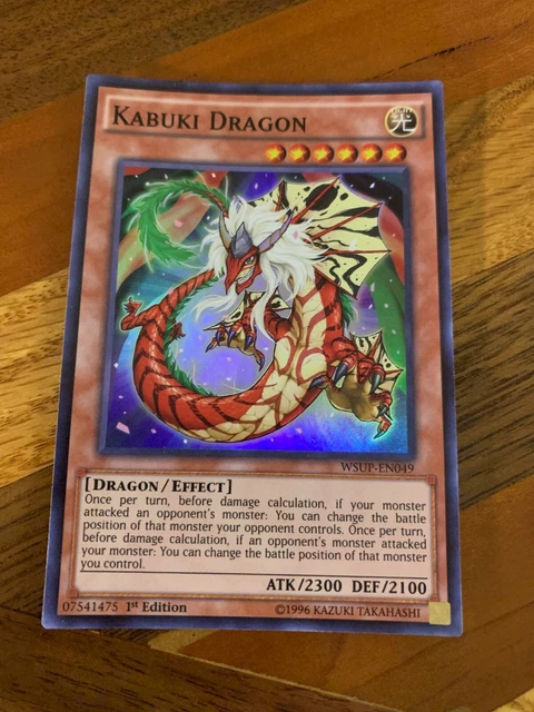 KABUKI DRAGON WSUP-EN049 1ère édition super rare comme neuf + bonus EUR ...