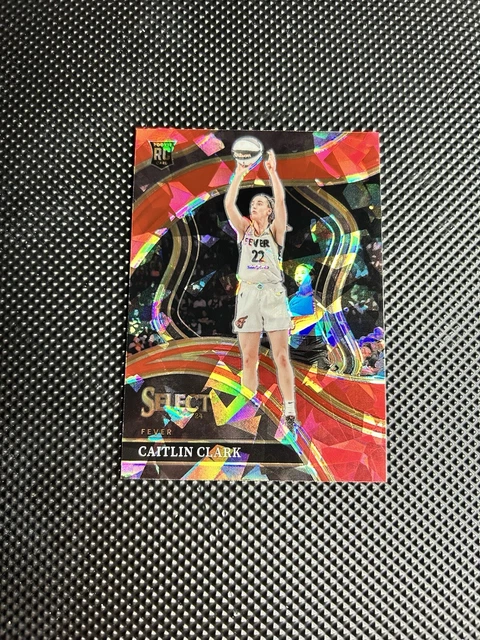 2024 PANINI SELECT WNBA Caitlin Clark Courtside Red Ice Prizm Rookie ...