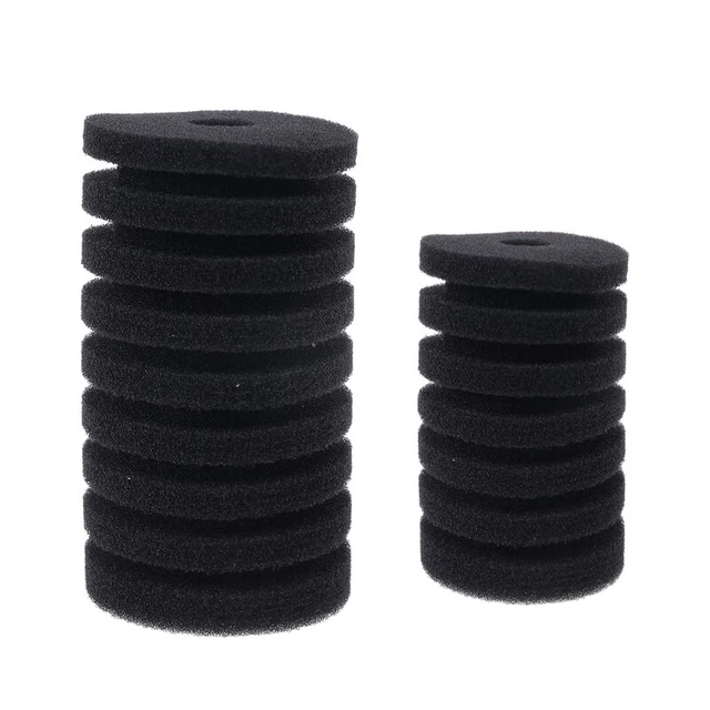 REPLACEMENT SPONGES FOR Aquarium Sponge Filter & Quiet Submersible Foam ...