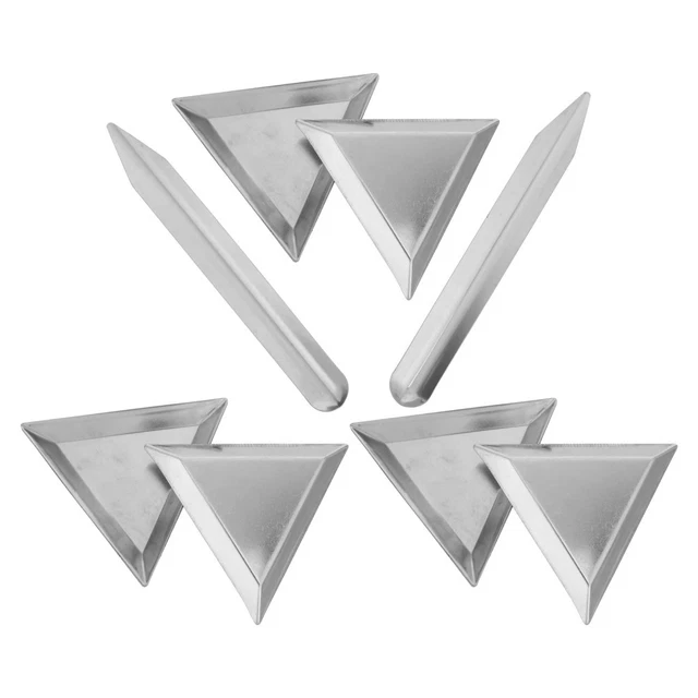 STAINLESS STEEL JEWELLERY Tray Digital Weigh Lab Weight Pans Gold ...