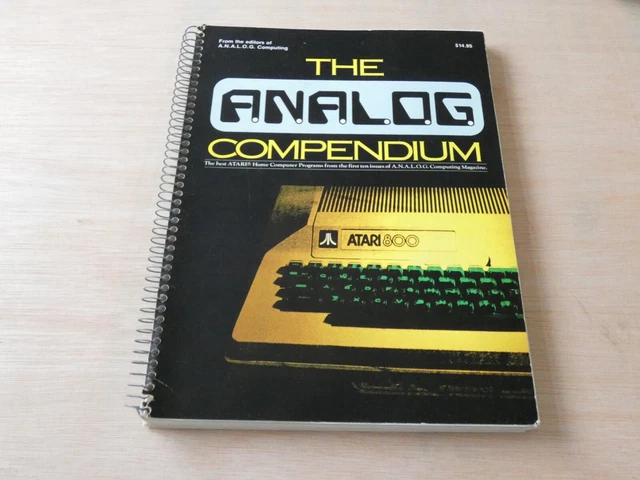 THE A.N.A.L.O.G COMPENDIUM - 1983 Atari Programming Book - Very Hard To ...