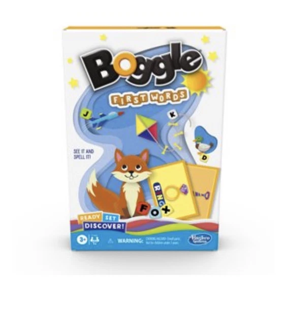HASBRO READY SET Discover Boggle First Words Matching Game New £10.62 ...