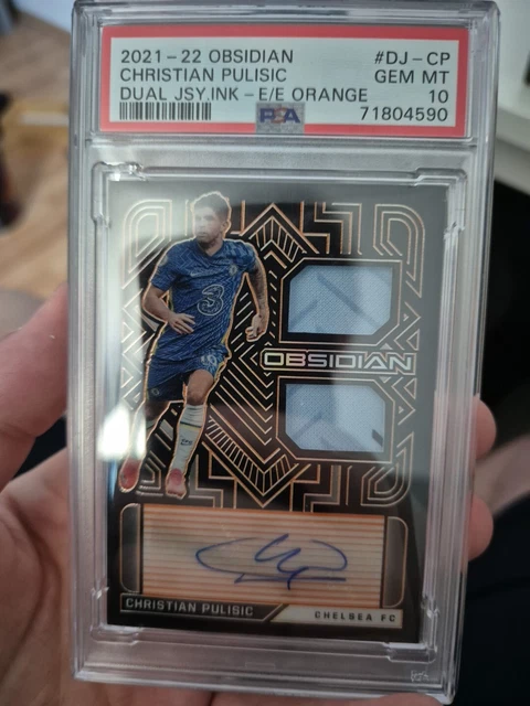 CHRISTIAN PULISIC JERSEY Patch Auto /15 Chelsea FC 2021 2022 Panini Obsidian EUR 43,26 - PicClick DE