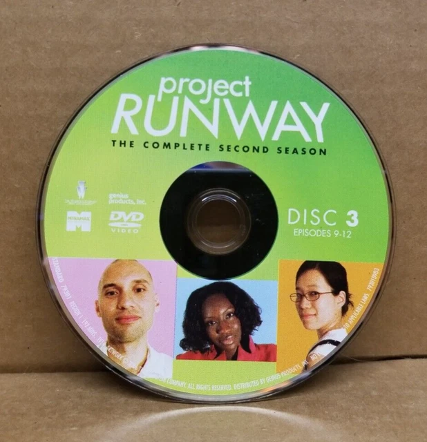 PROJECT RUNWAY: SEASON 2 DVD Heidi Klum **REPLACEMENT DISC 3 ONLY** $5. ...