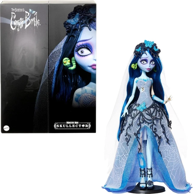 MATTEL MONSTER HIGH Skullector Tim Burton's Corpse Bride Emily Doll ...