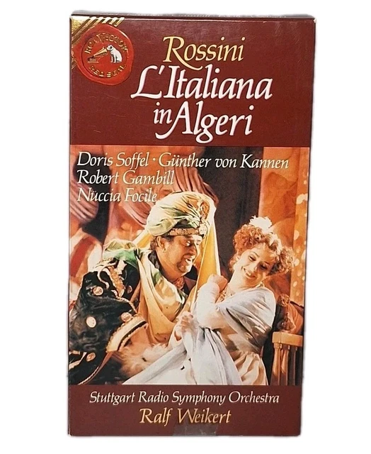 L'ITALIANA IN ALGERI (VHS) Rare 1987 performance of Rossini comic opera ...