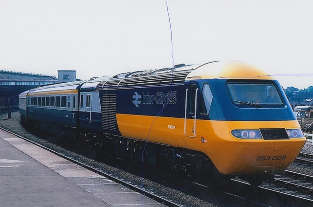 TRAIN PHOTO CLASS 43 Diesel W43019 Picture Ic125 Hst Railway Photograph ...
