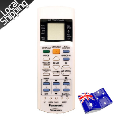 PANASONIC REPLACEMENT AIR Conditioner Remote model ECONAVI Inverter ...