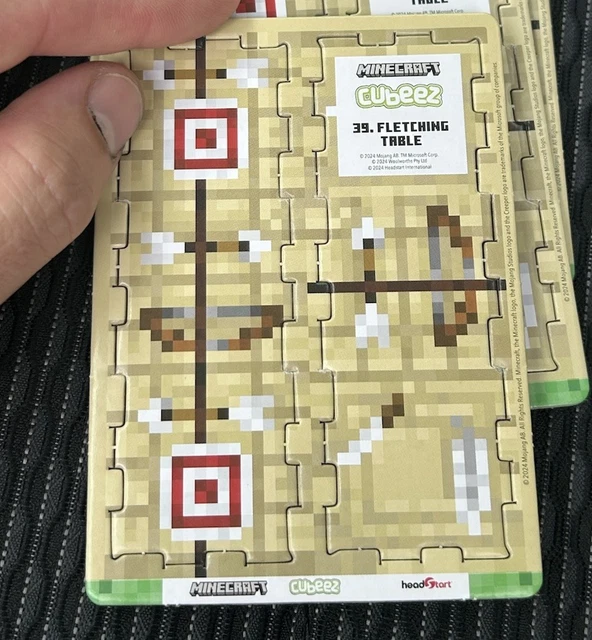 WOOLWORTHS MINECRAFT CUBEEZ (Fletching Table - 39) - BRAND NEW - $3.00 ...
