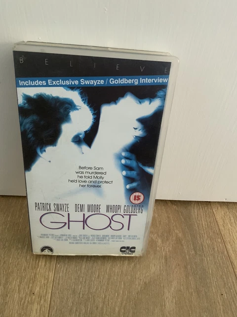 GHOST, VHS Video, Patrick Swayze, Whoopi Goldberg, Cert 15 Movie £1.00 ...