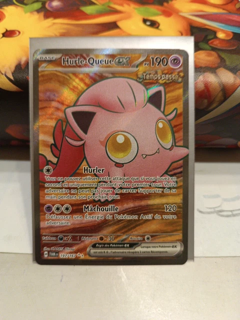 CARTE POKÉMON - Hurle-Queue Ex 197/167 - Mascarade Crépusculaire EV6 ...