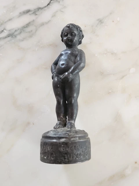 ANCIEN BRONZE GRAND Tour Figure Putti Fountain Bourgeois Brussels ...