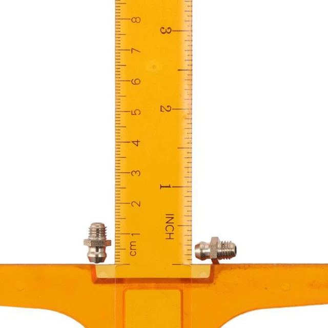 30PCS STRAIGHT GREASE Fittings Grease Fitting Assortment Zerk Fitting ...