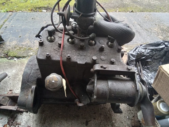 MORRIS MINOR SERIES MM SIDEVALVE ENGINE And Gearbox LOWLIGHT Pre Water ...