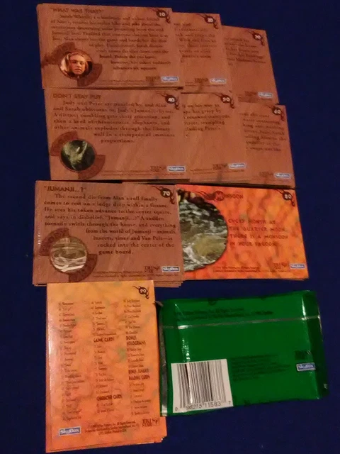 1995 SKYBOX JUMANJI Trading Card Set (90) & Wrapper £11.09 - PicClick UK