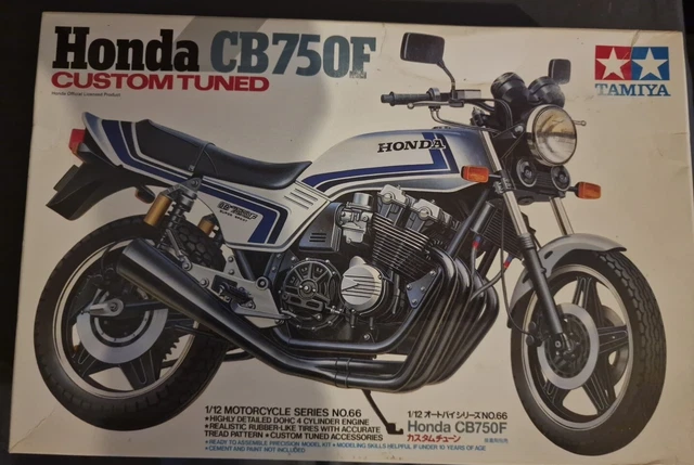 TAMIYA 1/12 HONDA CB750F 'CUSTOM TUNED' LTD -14066 Model Kit £22.53 - PicClick UK