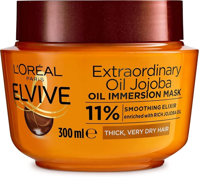 LORÉAL PARIS ELVIVE Extraordinary Oil Jojoba Oil Immersion Mask 300 ml ...