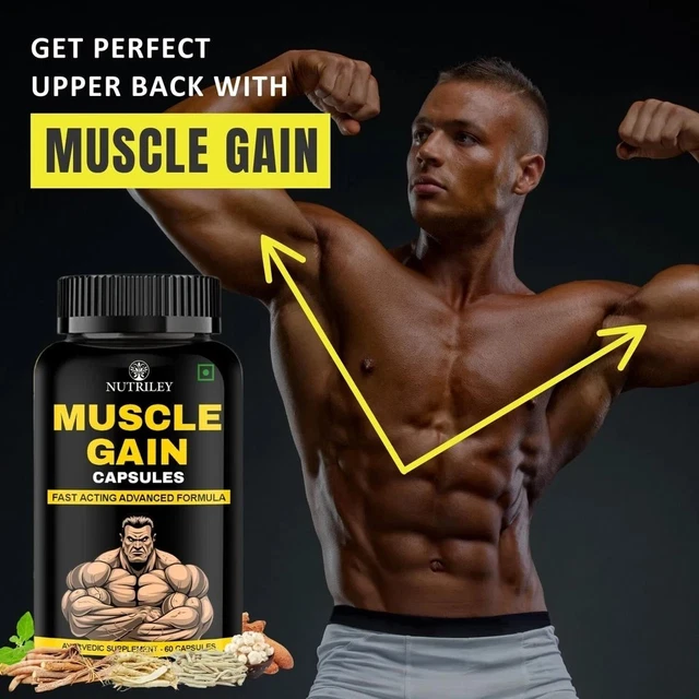 BODY GROW WEIGHT Gain Capsules Muscle Mass Gainer Fast Acting 60 Caps £ ...