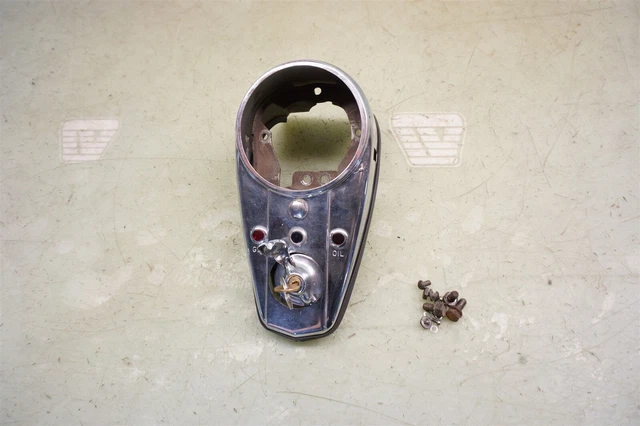 1956 HARLEY PANHEAD 74 CI Flathead Knucklehead EL FL UL OEM Dash Base ...