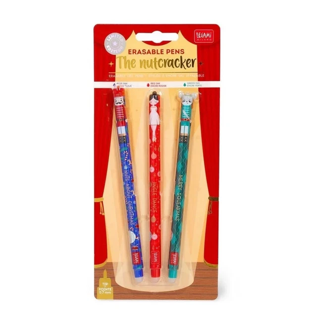 LEGAMI MILANO LIMITED Edition Erasable Pens The Nutcracker in blau, rot ...